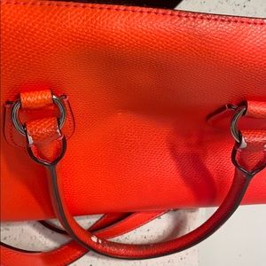 Coach | Bags | Coach Mini Bennett Neon Pink Leather Crossbody | Poshmark